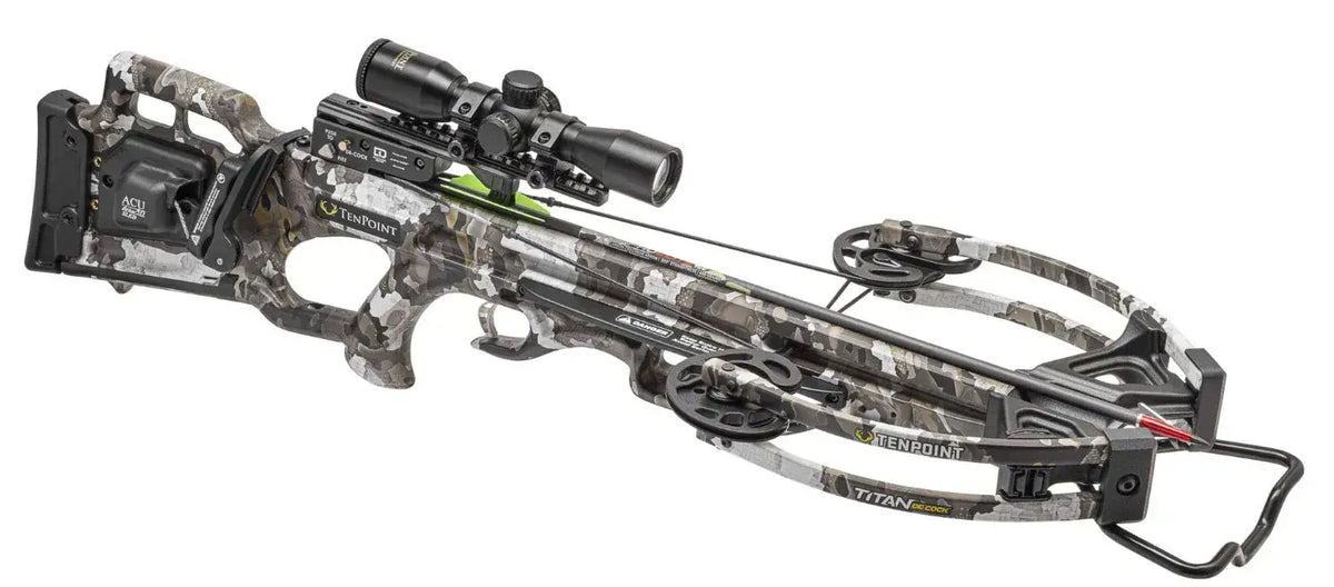 Tenpoint Titan ACUdraw Decock Compound Crossbow Package - Rope Sled ...