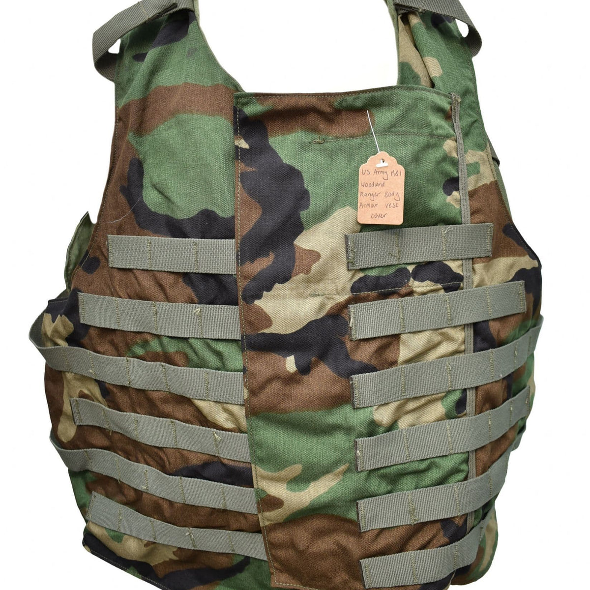 US Army M81 Woodland Ranger Body Armour Vest Cover – Preppers Shop UK