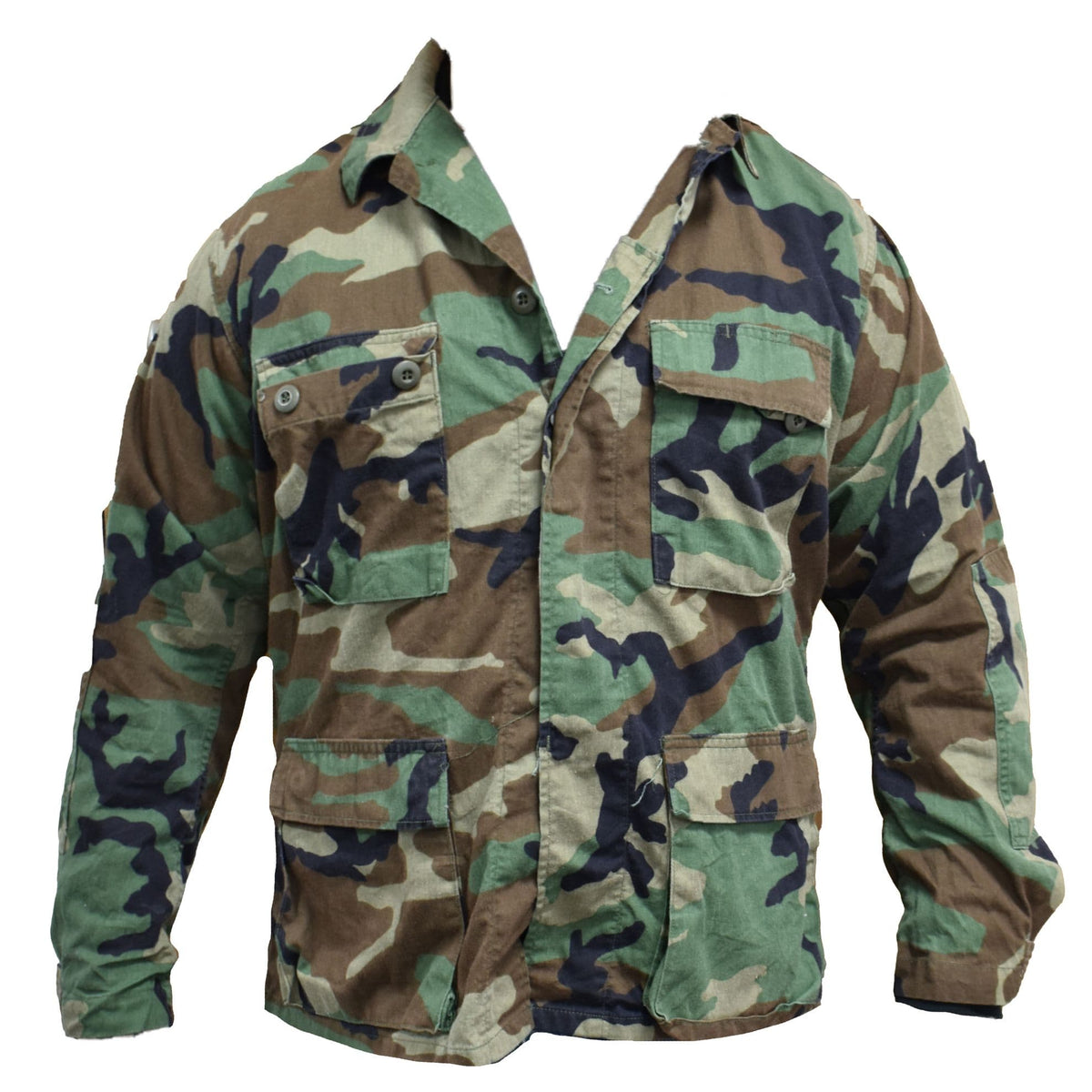 US Military M81 Woodland BDU Camo Jacket – Preppers Shop UK