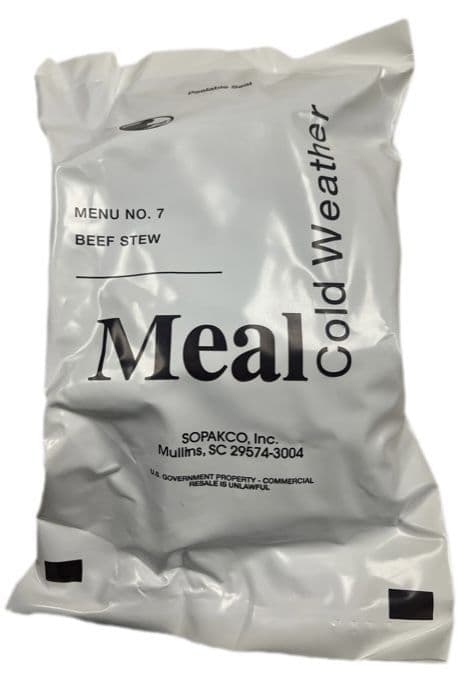 US Military MCW MRE Extreme Cold Weather Ration Pack – Preppers Shop UK