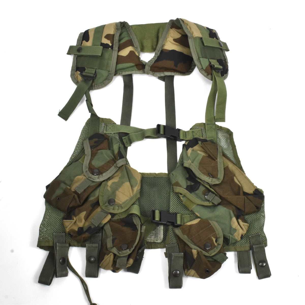 US Webbing Tactical Load Bearing DPM Vest – Preppers Shop UK
